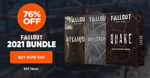 76% off 2021 Bundle by Fallout Music - Sample Library Review